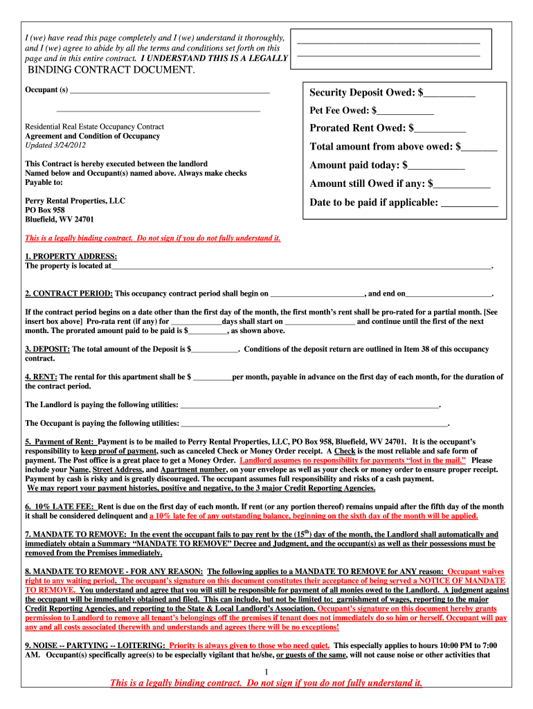 Fillable Online Fill out the form below or download our contract here ...