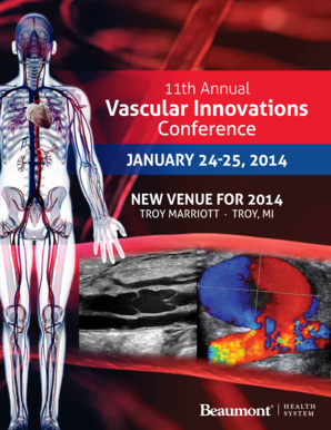 Fillable Online Vascular Innovations - Medical Education - Beaumont ...