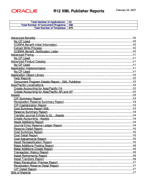 Fillable Online R12 XML Publisher Reports Fax Email Print - pdfFiller