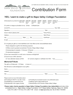 Fillable Online napavalley Contribution form 2014 fillable.pdf - Napa ...
