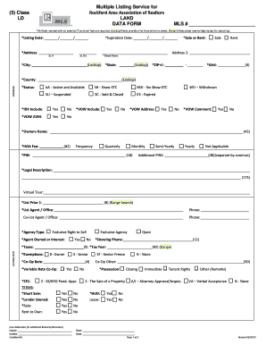 Fillable Online RAAR/MORe Reciprocity Reciprocal Listing Packet to have ...
