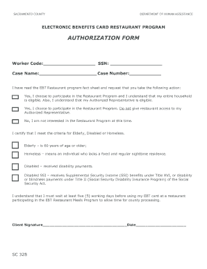 Fillable Online AUTHORIZATION FORM - Human Assistance Fax Email Print ...