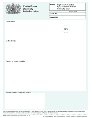 Fillable Online adm15.p65. Claim Form Fax Email Print - pdfFiller