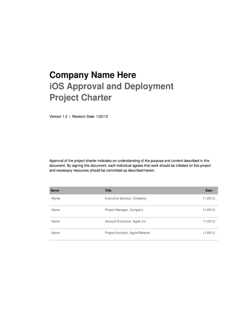 Fillable Online iOS Approval and Deployment Fax Email Print - pdfFiller