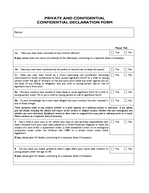 Fillable Online safeguarding chichester anglican PRIVATE AND ...