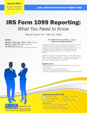 Fillable Online IRS Form 1099 Reporting: What You Need to Know Mount ...