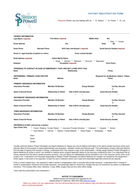 Fillable Online Patient Authorization Form - Dr. Scott Powell Fax Email ...