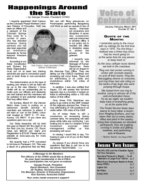 Fillable Online cpwu by George Prusak, President CPWU Fax Email Print ...