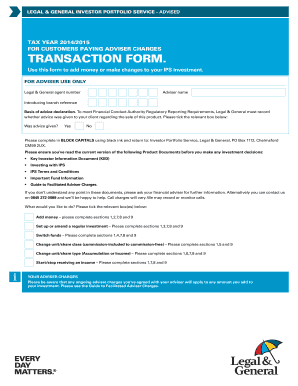 Fillable Online nationwide co Transaction form This will open a PDF ...