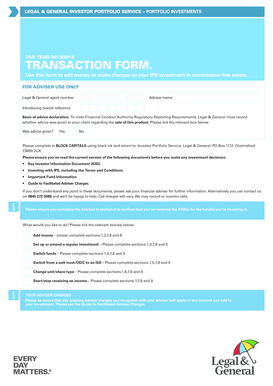 Fillable Online nationwide co TRANSACTION FORM. - Nationwide ...