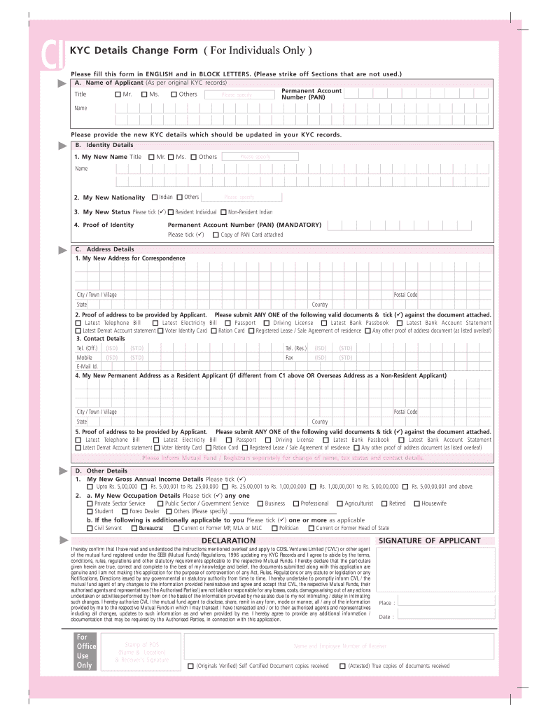 Fillable Online CI - HDFC Mutual Fund Fax Email Print - pdfFiller