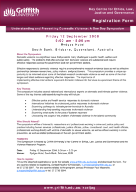 Fillable Online griffith edu dvregistration.pub - griffith edu Fax Email Print - pdfFiller