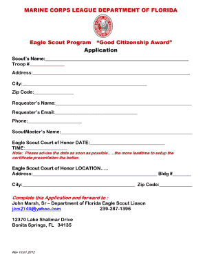 Fillable Online mclfl Application - Dept of Florida MCL - mclfl Fax ...