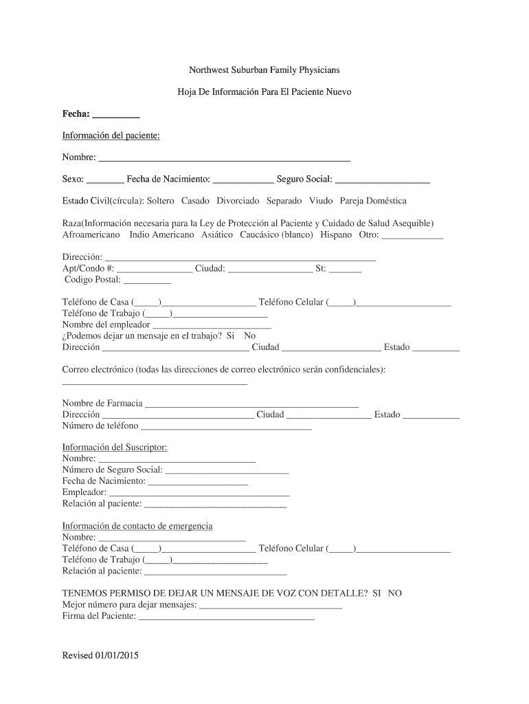 Hoja de información al paciente ejemplo: Fill out & sign online | DocHub