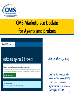 Fillable Online CMS Marketplace Update Fax Email Print - pdfFiller