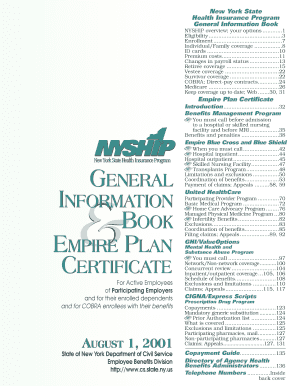 Fillable Online NYSHIP overview; your options Fax Email Print - pdfFiller