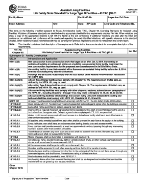 Life Safety Code Checklist For Nursing Homes - Fill Online, Printable ...