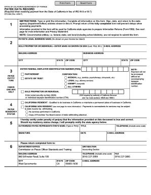 Fillable Online lib post ca STD 204 (Rev Fax Email Print - pdfFiller