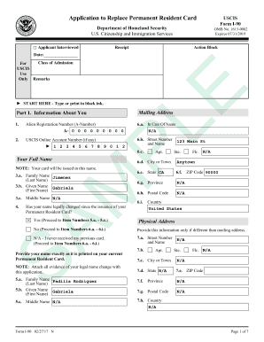 Fillable Online Uscis I 90 Form - informations : Je-Cherche.info Fax ...