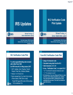 Fillable Online W-2 Verification Code Fax Email Print - pdfFiller