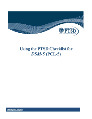 Fillable Online Using the PTSD Checklist for Fax Email Print - pdfFiller