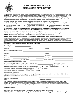 yrp ride along Doc Template | pdfFiller