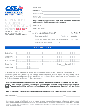 Csea Ebf - Fill Online, Printable, Fillable, Blank | pdfFiller