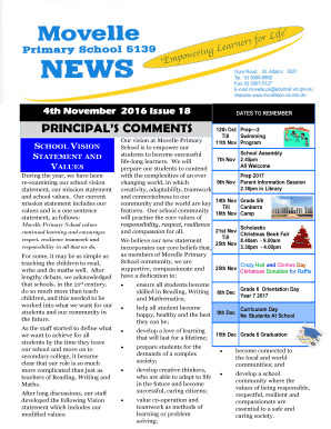 Fillable Online movelleps vic edu Our vision at Movelle Primary Fax ...