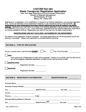 Fillable Online 6 NYCRR Part 364 Fax Email Print - pdfFiller