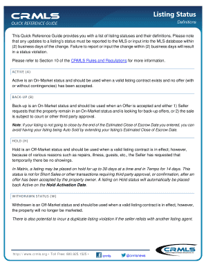 Fillable Online This Quick Reference Guide provides you with a list of ...