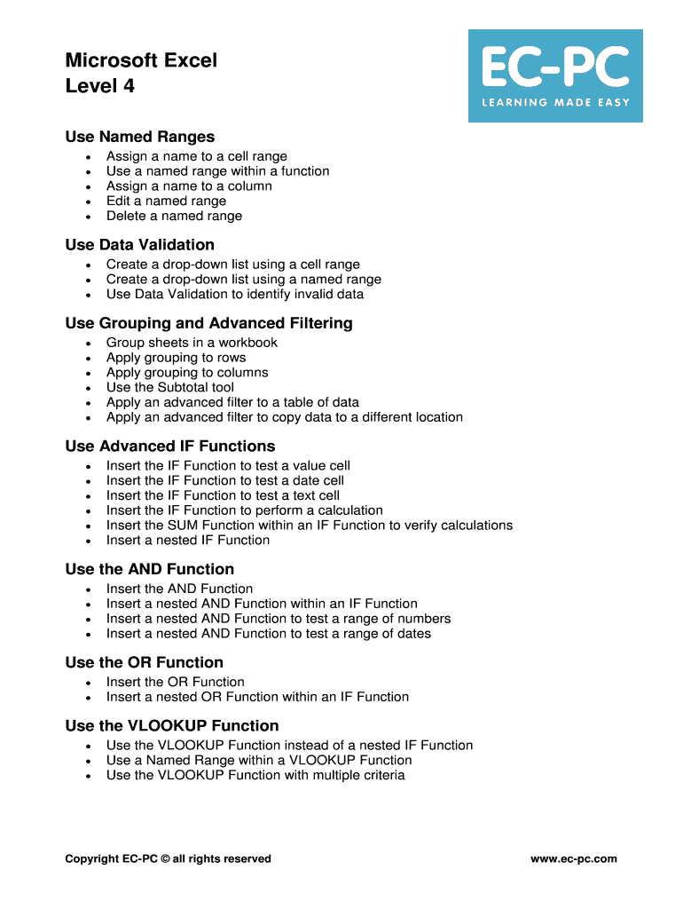 Fillable Online Use Named Ranges Fax Email Print - pdfFiller