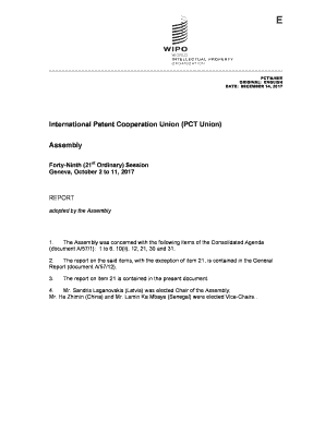 Fillable Online PCT/A/49/5 Fax Email Print - pdfFiller