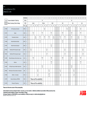 Fillable Online staff leave planner template Fax Email Print - pdfFiller