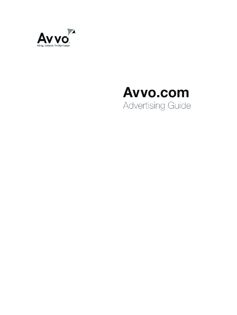 Fillable Online Avvo at a glance Fax Email Print - pdfFiller