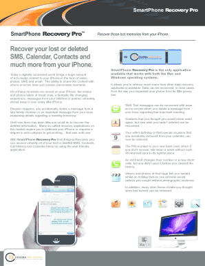 Fillable Online SMS, Calendar, Contacts and Fax Email Print - pdfFiller