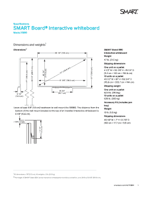Fillable Online SMARTBoard interactive whiteboard Fax Email Print ...