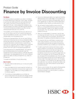 Fillable Online Finance by Invoice Discounting Fax Email Print - pdfFiller