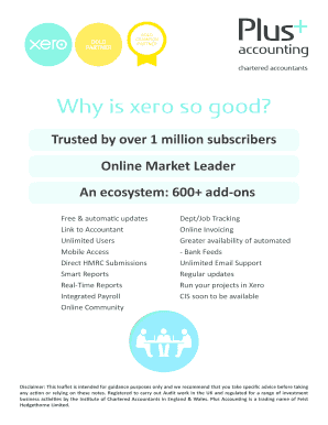 Fillable Online Why is xero so good Fax Email Print - pdfFiller