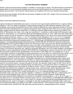 Fillable Online aia bid documents template Fax Email Print - pdfFiller