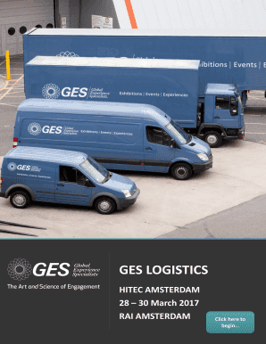 Fillable Online GES LOGISTICS Fax Email Print - pdfFiller