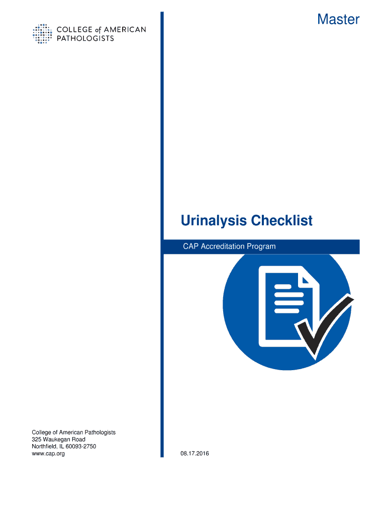 Fillable Online Urinalysis Checklist Fax Email Print - pdfFiller