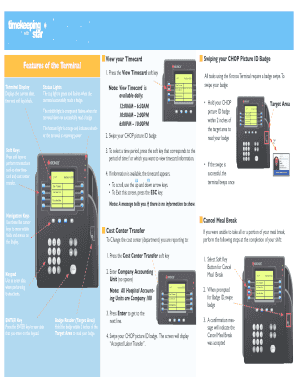 Fillable Online Features of the Terminal Fax Email Print - pdfFiller