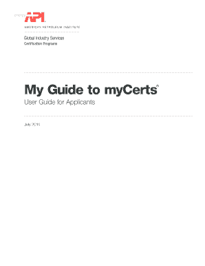 Fillable Online My Guide to myCerts Fax Email Print - pdfFiller