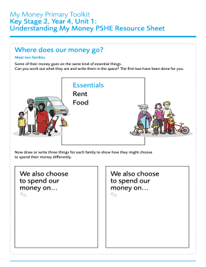 Fillable Online My Money Primary Toolkit Fax Email Print - pdfFiller