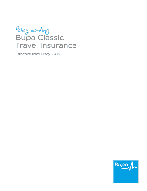Fillable Online Bupa Classic Fax Email Print - pdfFiller
