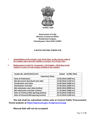 Fillable Online Annexure 15 Commercial Bid Format Fax Email Print ...