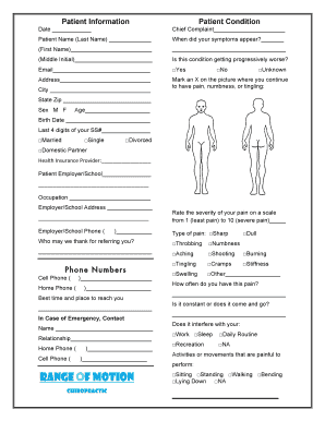 Fillable Online Patient Condition Fax Email Print - pdfFiller