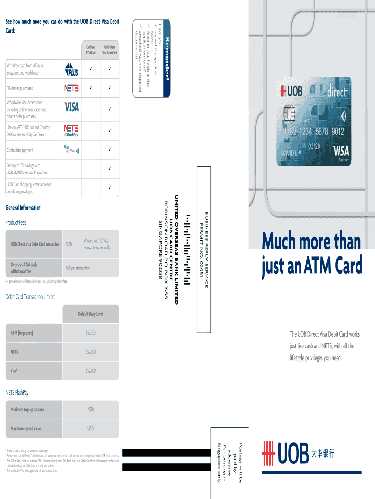 Fillable Online UOB Direct Fax Email Print - pdfFiller