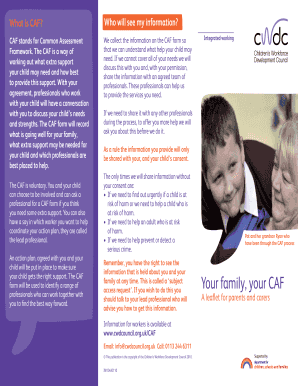 Fillable Online What is CAF Fax Email Print - pdfFiller