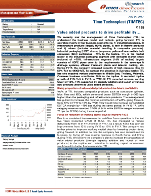 Fillable Online Time Technoplast (TIMTEC) Fax Email Print - pdfFiller